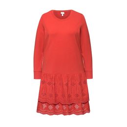 Ulla Popken Kleid Damen Gr&ouml;&szlig;e 54/56 karminrot Winterkleid