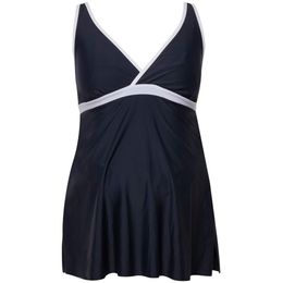 Ulla Popken Tankini Damen Gr&ouml;&szlig;e 9XL marine / wei&szlig;