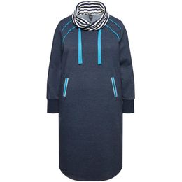 Ulla Popken Kleid Damen Gr&ouml;&szlig;e 54/56 marine Winterkleid