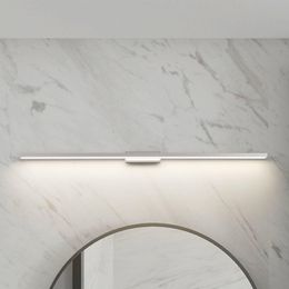 LINDBY LED-Bad- und Spiegelleuchte Alenia, 120 cm, alu