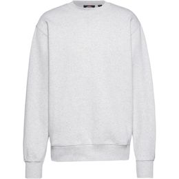 Dickies Sweatshirt 'Summerdale' Herren Gr&ouml;&szlig;e XXL graumeliert / wei&szlig;