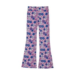 WE Fashion Leggings M&auml;dchen Gr&ouml;&szlig;e 92 blau / pflaume / orchidee / offwhite