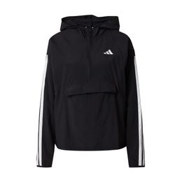 adidas Sportswear Sportjacke 'ESSENTIALS 3-STRIPES LIFESTYLE WOVEN' Damen Gr&ouml;&szlig;e S schwarz / wei&szlig;