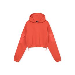 Johnny Urban Cropped Hoodie 'Carly' Damen Gr&ouml;&szlig;e XL feuerrot