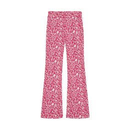 WE Fashion Hose M&auml;dchen Gr&ouml;&szlig;e 110 dunkelpink / wei&szlig;