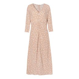 TATUUM Kleid 'Casia' Damen Gr&ouml;&szlig;e 44 beige / wei&szlig; Sommerkleid