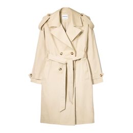 Bershka Mantel Damen Gr&ouml;&szlig;e S hellbeige