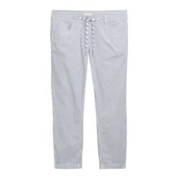 Tom Tailor Hose Damen Gr&ouml;&szlig;e 44 dunkelblau / wei&szlig;