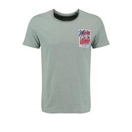 Key Largo T-Shirt 'Vibes' Herren Gr&ouml;&szlig;e XL azur / smaragd / dunkelgr&uuml;n / orangerot