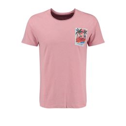 Key Largo T-Shirt 'Vibes' Herren Gr&ouml;&szlig;e S gr&uuml;n / rosa / schwarz / wei&szlig;