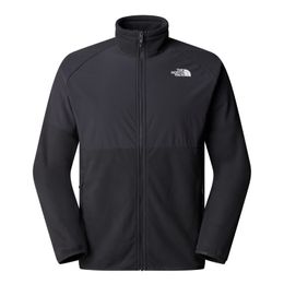 Fleecejacke The North Face "M GLACIER HEAVYWEIGHT FULL ZIP", Herren, Gr. L, asphalt grau, asphalt grau, tnf schwarz, Fleece, Obermaterial: 100% Polyester. Futter: 100% Polyester, sportlich, hoch geschlossener Ausschnitt, Langarm eingesetzt,Raglanärmel elastischer Bund, Jacken