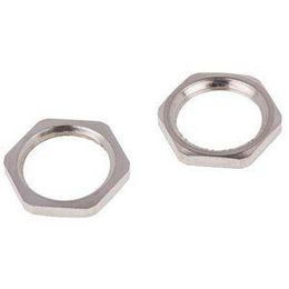 PMA Uster PMA Nickel Nickel Plated Brass Cable Gland Locknut, M16 Thread - GMM-M16