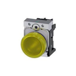 Siemens LED-Leuchtmelder SIRIUS ACT, Panelmontage gelb, 22 mm Bohrung, rund, 24 VAC/DC - 3SU1152-6AA30-1AA0