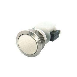 ITW Switches Switches H48M Series Push Button Switch, Latching, Panel Mount, 19.56mm Cutout, SPDT, 250V ac, IP67 - H48M-210N4044