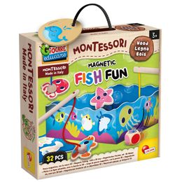 Lisciani 98354 - Montessori - Magnetic Fish Fun Magnetfischen Lernspiel Motorik Geschicklichkeit