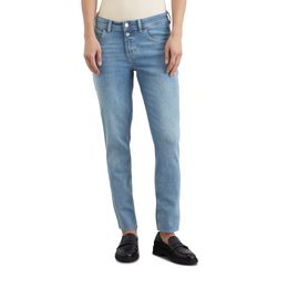 Marc O'Polo Boyfriend-Jeans MARC O'POLO "aus Organic Cotton Stretch", Damen, Gr. 27, Länge 34, stretch light blau wash, Obermaterial: 98% Baumwolle, 2% Elasthan, unifarben, casual, lässig geschnitten, Jeans