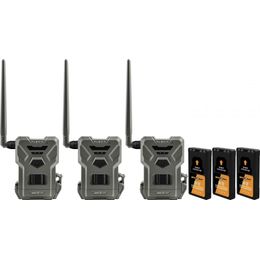 SPYPOINT FLEX-M Wildkamera 3er Pack + 3 LIT22 Akkus