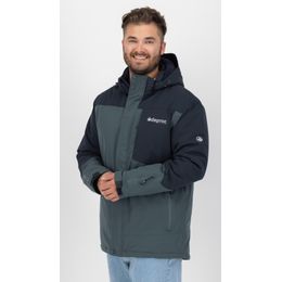 Winterjacke DEPROC Active "MONTREAL MEN", Herren, Gr. XL (54), blau (navy slate), 96% Polyester; 4% Elasthan, Windstopperb&uuml;ndchen mit Daumenl&ouml;chern,mit Schneefang,mit verstellbarem Klettverschluss, Jacken Winterjacke, auch in Gro&szlig;en Gr&ouml;&szlig;en erh&auml;ltlich