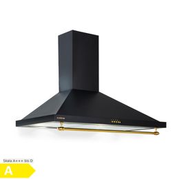 Klarstein Montblanc 90 Dunstabzugshaube 610m&sup3;/h 165W 2x1,5W LED Reling