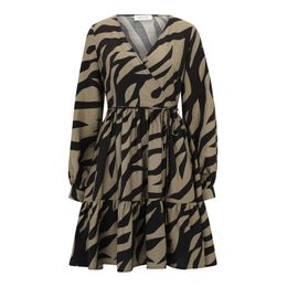 Guido Maria Kretschmer Women Kleid 'Leila' Damen Gr&ouml;&szlig;e 40 hellbraun / schwarz Winterkleid