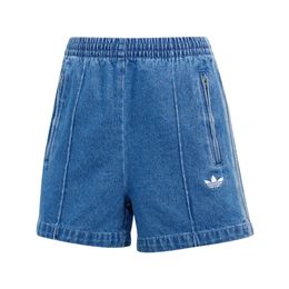 adidas originals Shorts 'Firebird' Damen Gr&ouml;&szlig;e 27/28 blue denim / hellgrau / wei&szlig;