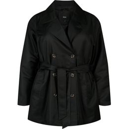 ZIZZI Mantel 'Caselin' Damen Gr&ouml;&szlig;e XL/XXL schwarz Wintermantel