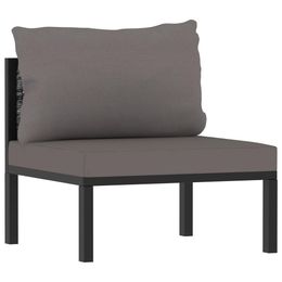 vidaXL Sofa-Eckelement Mit Rechter Armlehne Poly Rattan | Modell: Sofa-Mittelstück