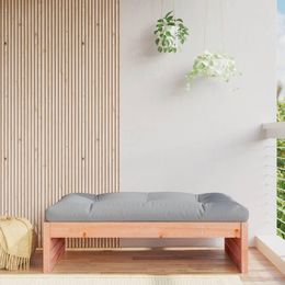 vidaXL Gartenhocker Grau 120X80 Cm Massivholz Kiefer | Farbe: Natürliches Douglasie | Modell: Fußhocker