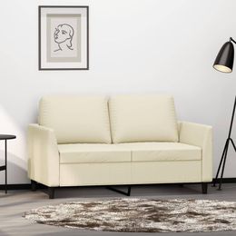 vidaXL Sessel -Braun Kunstleder | Farbe: Creme | Größe: 120 cm