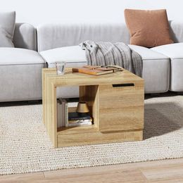 vidaXL Couchtisch 50X50X36 Cm Holzwerkstoff | Farbe: Sonoma Eiche
