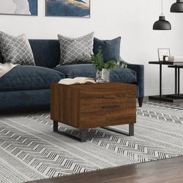 vidaXL Couchtisch 50X50X40 Cm Holzwerkstoff | Anzahl im Paket: 1 | Farbe: Braune Eiche