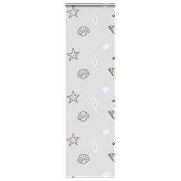 vidaXL Duschrollo Stoffbreite 116 Cm Seesterne | Größe: 60 x 240 cm | Modell: mit Kassette