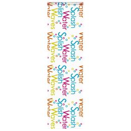 vidaXL Duschrollo Stoffbreite 56 Cm Splash | Größe: 70 x 240 cm | Modell: mit Kassette