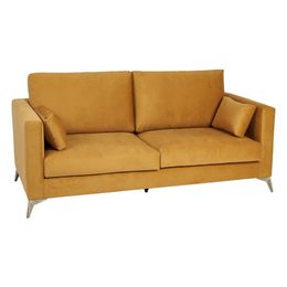 Bigbuy Home Sofa 200 x 98 x 97 cm Gelb