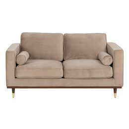 Bigbuy Home Sofa 172 x 89 x 91 cm Champagner synthetische Stoffe Holz Samt