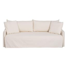 Bigbuy Home Schlafsofa 200 x 94 x 86 cm synthetische Stoffe Creme