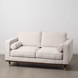 Bigbuy Home Sofa 172 x 89 x 91 cm synthetische Stoffe Beige Holz