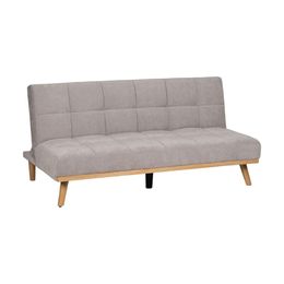 Bigbuy Home Schlafsofa Grau natürlich 178 x 94 x 86 cm