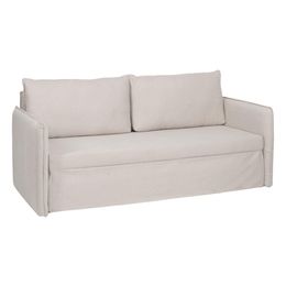 Bigbuy Home Sofa Beige Polyester Leinen 210 x 93 x 95 cm