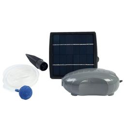 Ubbink Outdoor-Belüftungspumpe Air Solar 100 1351374 Grau