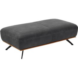 Hocker DIE PLANBAR "PN-EM18063 Breite 135", grau (graphit), B:135cm H:43cm T:70cm, Hocker, Polsterhocker, hochwertige Kaltschaumpolsterung, stylische Metallf&uuml;&szlig;e