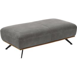 Hocker DIE PLANBAR "PN-EM18063 Breite 135", grau (granit), B:135cm H:43cm T:70cm, Hocker, Polsterhocker, hochwertige Kaltschaumpolsterung, stylische Metallf&uuml;&szlig;e