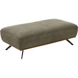 Hocker DIE PLANBAR "PN-EM18063 Breite 135", gr&uuml;n (olive), B:135cm H:43cm T:70cm, Hocker, Polsterhocker, hochwertige Kaltschaumpolsterung, stylische Metallf&uuml;&szlig;e