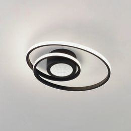 LINDBY LED-Deckenlampe Thalina, 45cm, dim., Infinity Tunnel