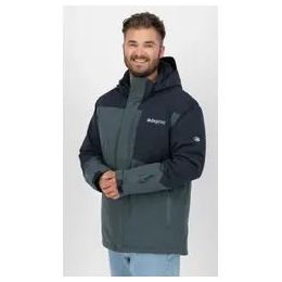 Winterjacke DEPROC ACTIVE "MONTREAL MEN", Herren, Gr. S (48), blau (navy slate), 96% Polyester; 4% Elastan mit TPU Membrane, sportlich, Langarm Windstopperbündchen mit verstellbarem Klettverschluss,mit Schneefang,mit Daumenlöchern, Jacken, auch in Großen Größen erhältlich