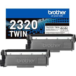 Original Brother DCP-L 2560 DN (TN-2320TWIN) Toner Schwarz