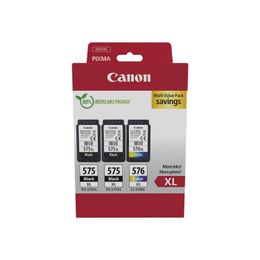 Original Canon Pixma TR 4700 Series (5437C004 / PG-575XL CL-576XL) Druckerpatrone Schwarz,Color (Cyan,Magenta,Gelb) (Cyan,Magenta,Gelb)