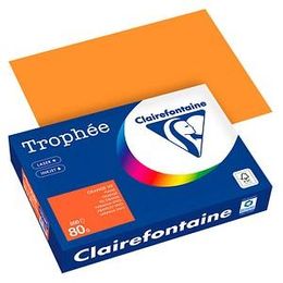 Clairefontaine Kopierpapier Trophée orange DIN A4 80 g/qm 500 Blatt