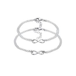 Elli Schmuckset »Set Armband Mutter & Tochter Unendlichkeit 925 Sterling Silber« () Silber onesize Armband für Damen aus 925 Sterling Silber...