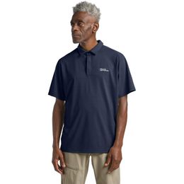 Jack Wolfskin Poloshirt »DELGAMI POLO M« night-blue S (48) S (48) Geruchshemmend